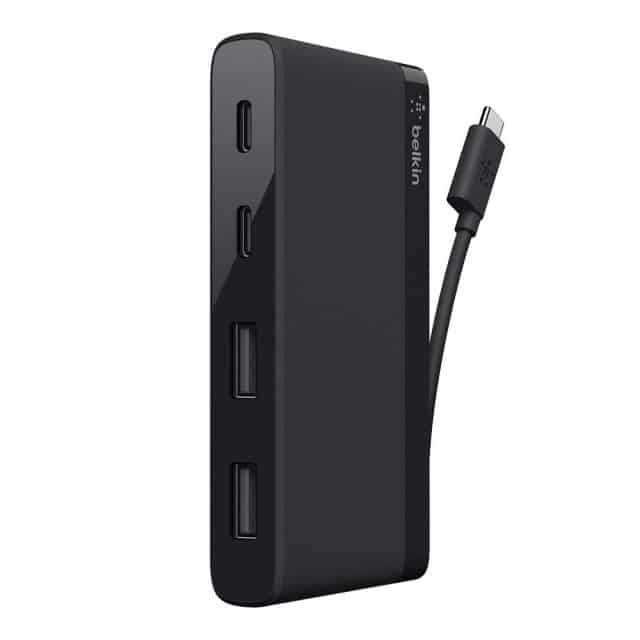 Belkin 4-Port Mini USB-C Hub – Celltronics Ltd